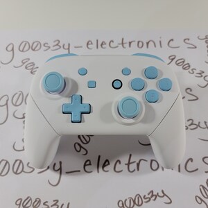 New Nintendo Switch Custom White Pro Controller CHOOSE - Etsy