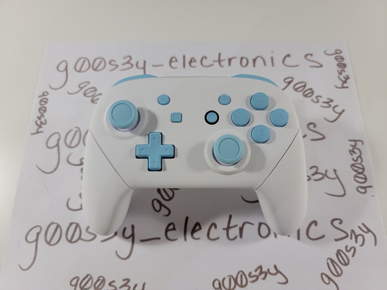 New Nintendo Switch Custom White Pro Controller CHOOSE - Etsy