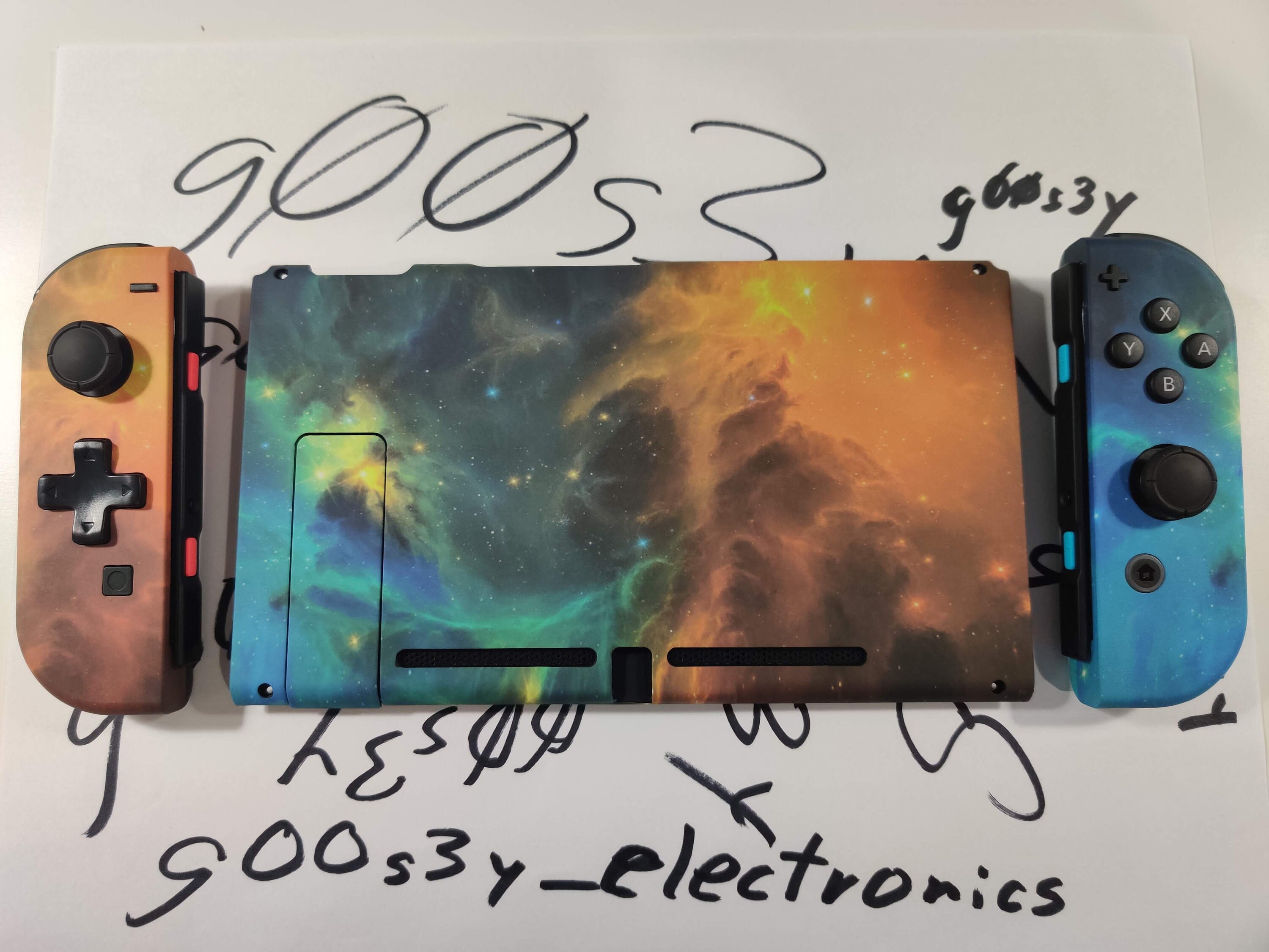 New Nintendo Switch Custom Galaxy Styled DPAD Joycons and | Etsy