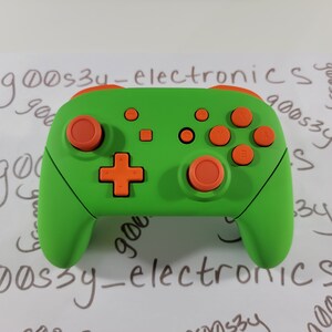 New Nintendo Switch Custom Green Pro Controller CHOOSE BUTTON COLOR - Etsy