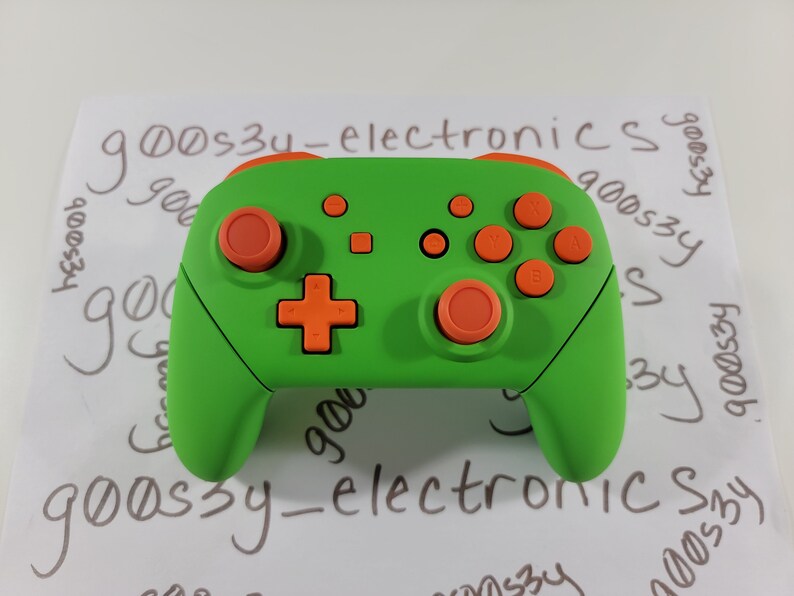New Nintendo Switch Custom Green Pro Controller CHOOSE - Etsy