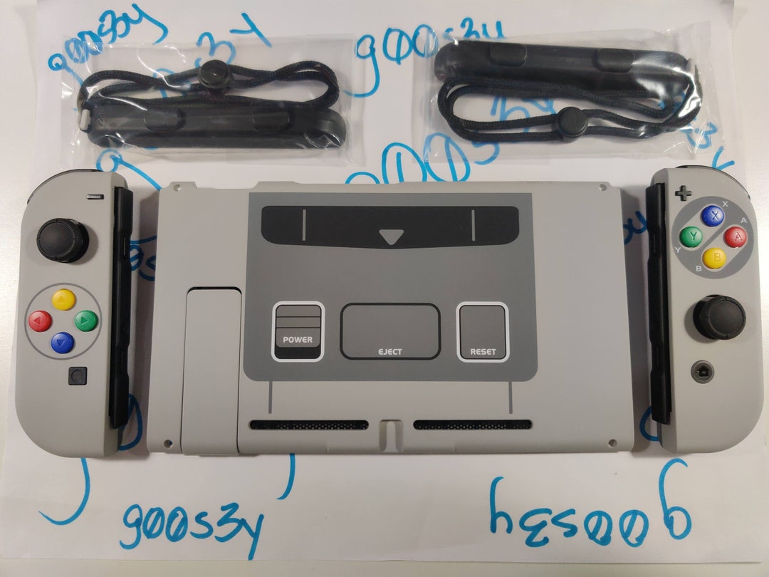 New Nintendo Switch Custom SNES Classic European Styled Joycons and ...