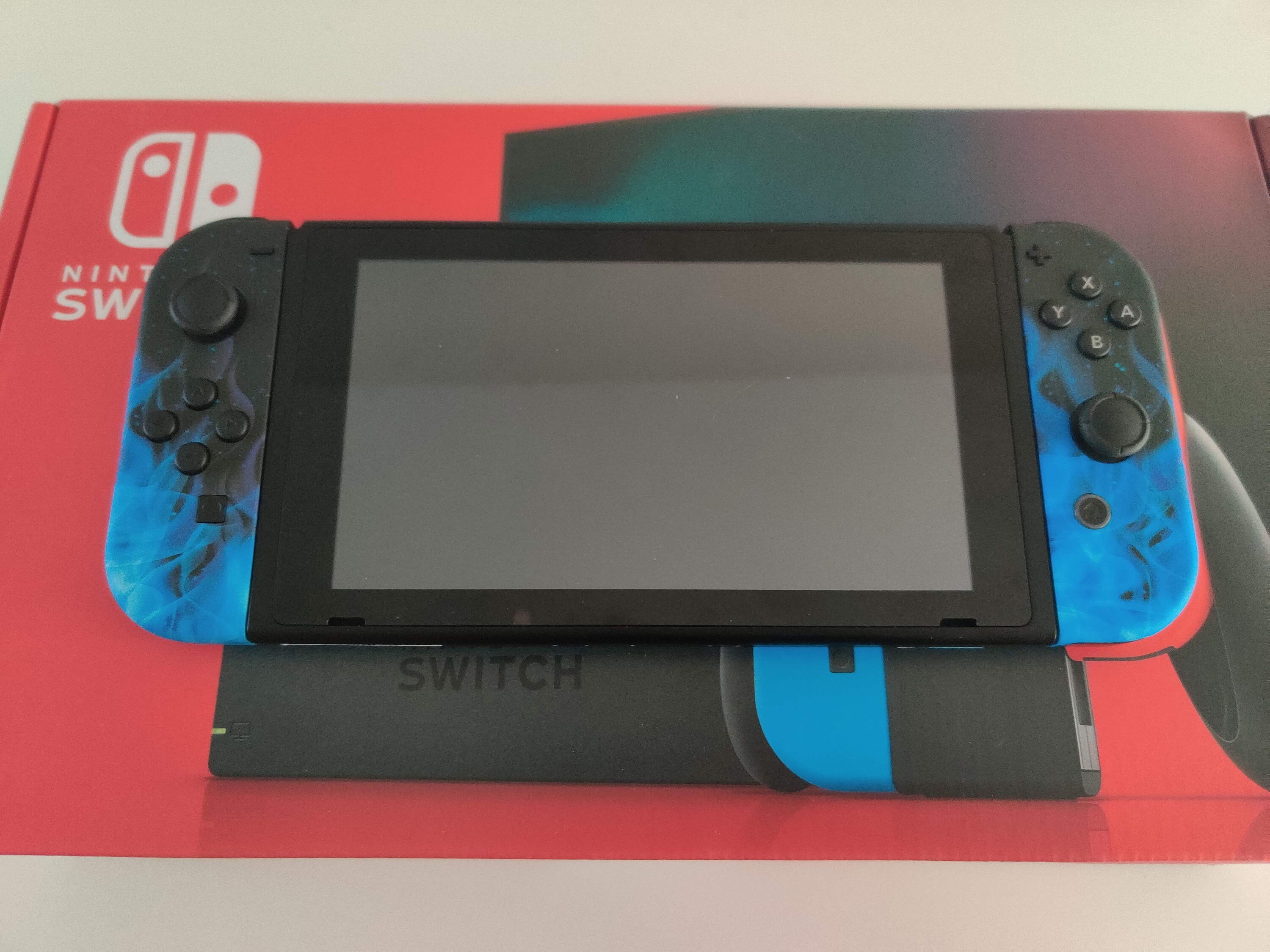 New Custom Blue Flame Styled Nintendo Switch FULL CONSOLE - Etsy