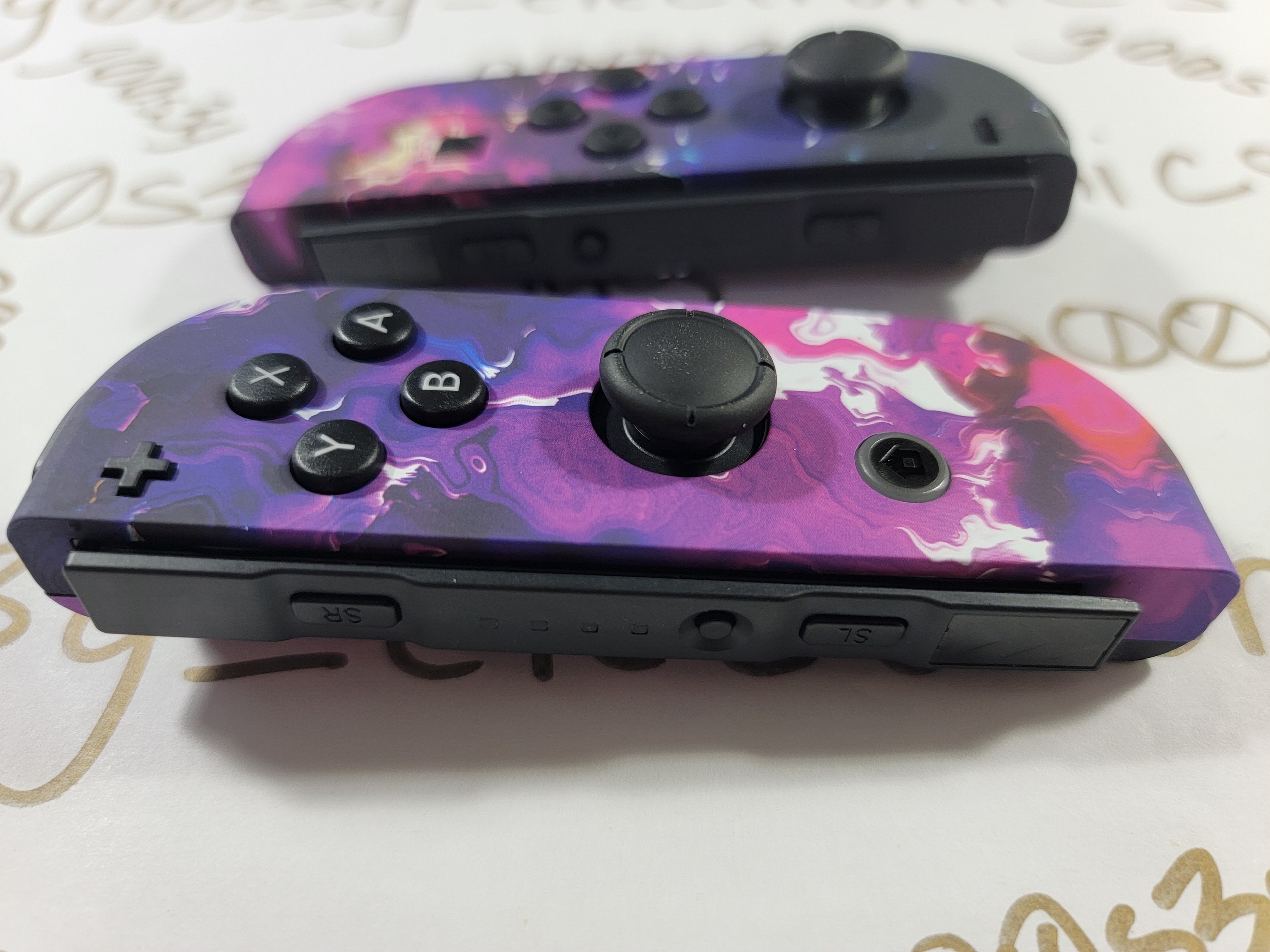 New Nintendo Switch Custom Surreal Lava Styled Joycons and | Etsy