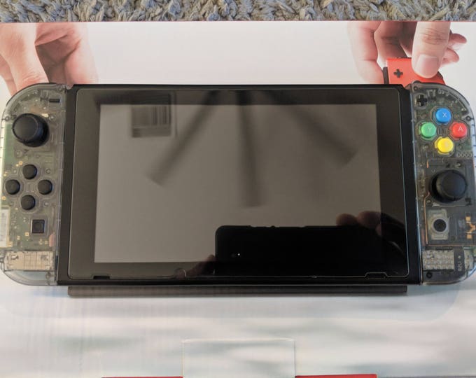 New Custom Clear Smoke Nintendo Switch FULL CONSOLE - Etsy
