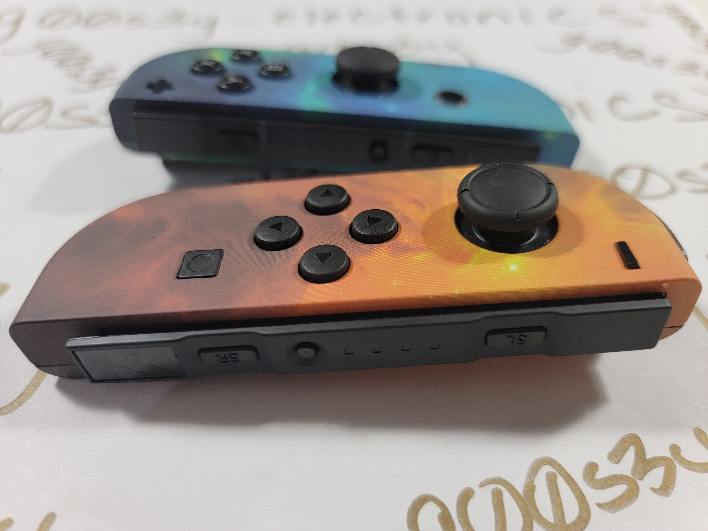 New Nintendo Switch Custom Galaxy Styled Joycons and Backplate | Etsy