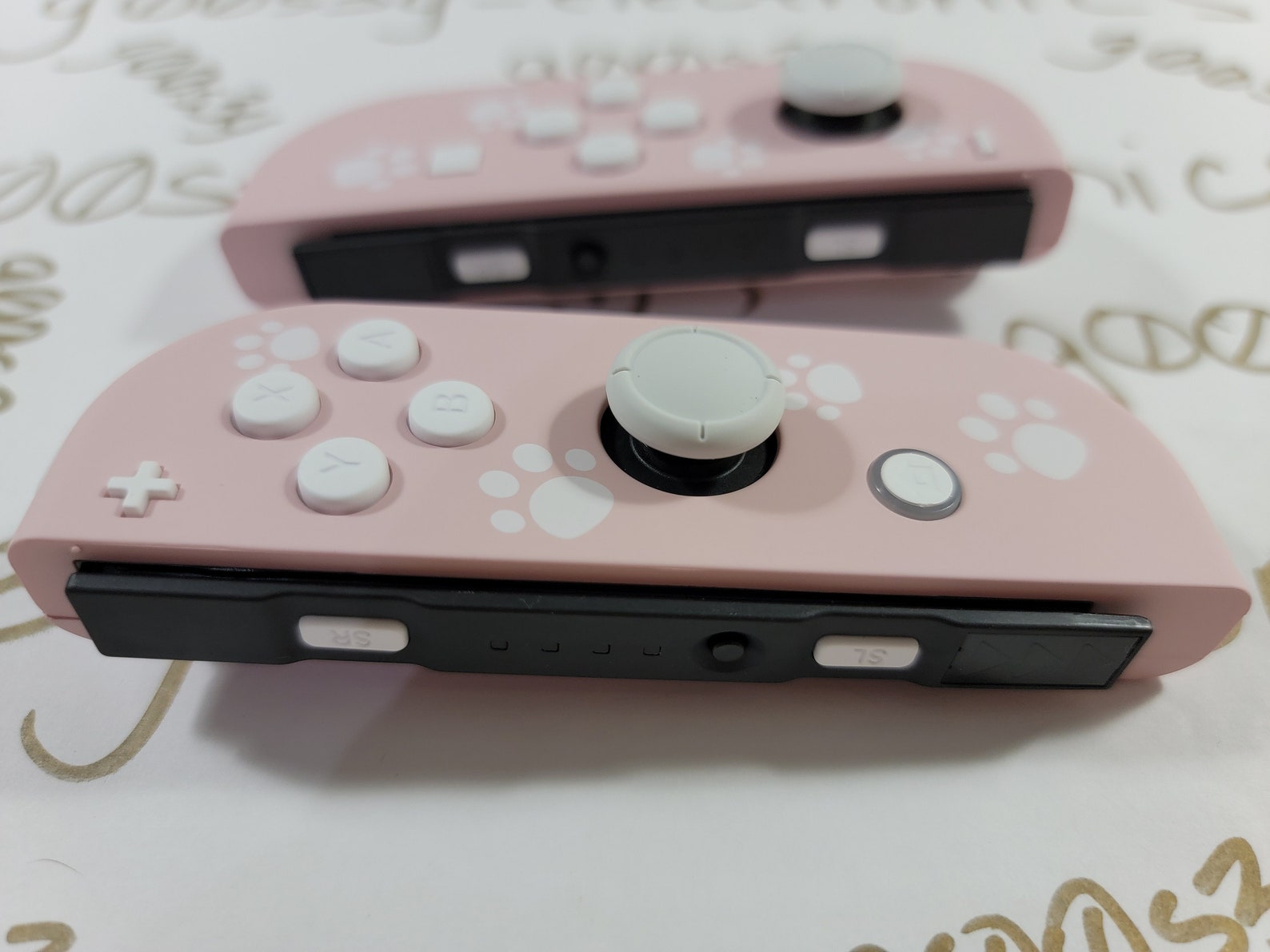 New Nintendo Switch Custom Cat Paw Joycons With White Buttons - Etsy