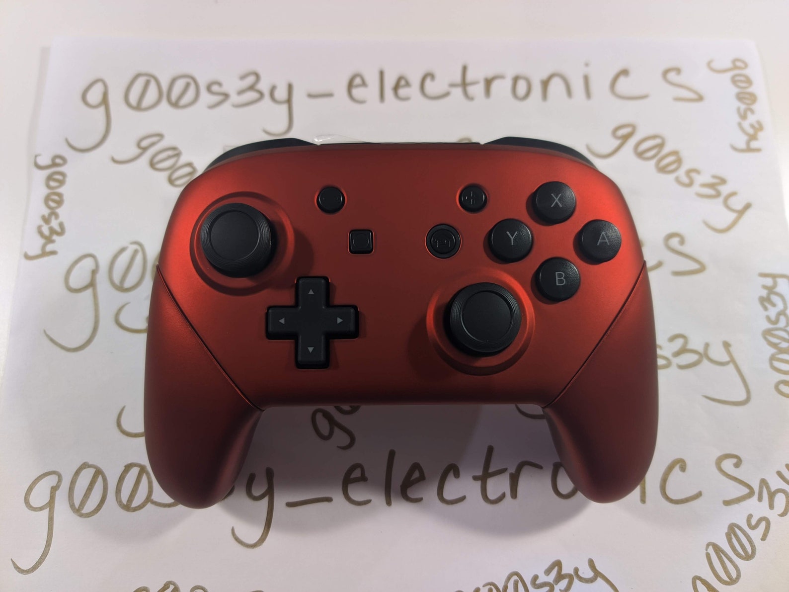 New Nintendo Switch Custom Metallic Red Pro Controller | Etsy