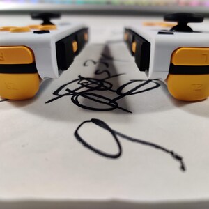 New Nintendo Switch Custom White Joycons With Yellow Buttons - Etsy