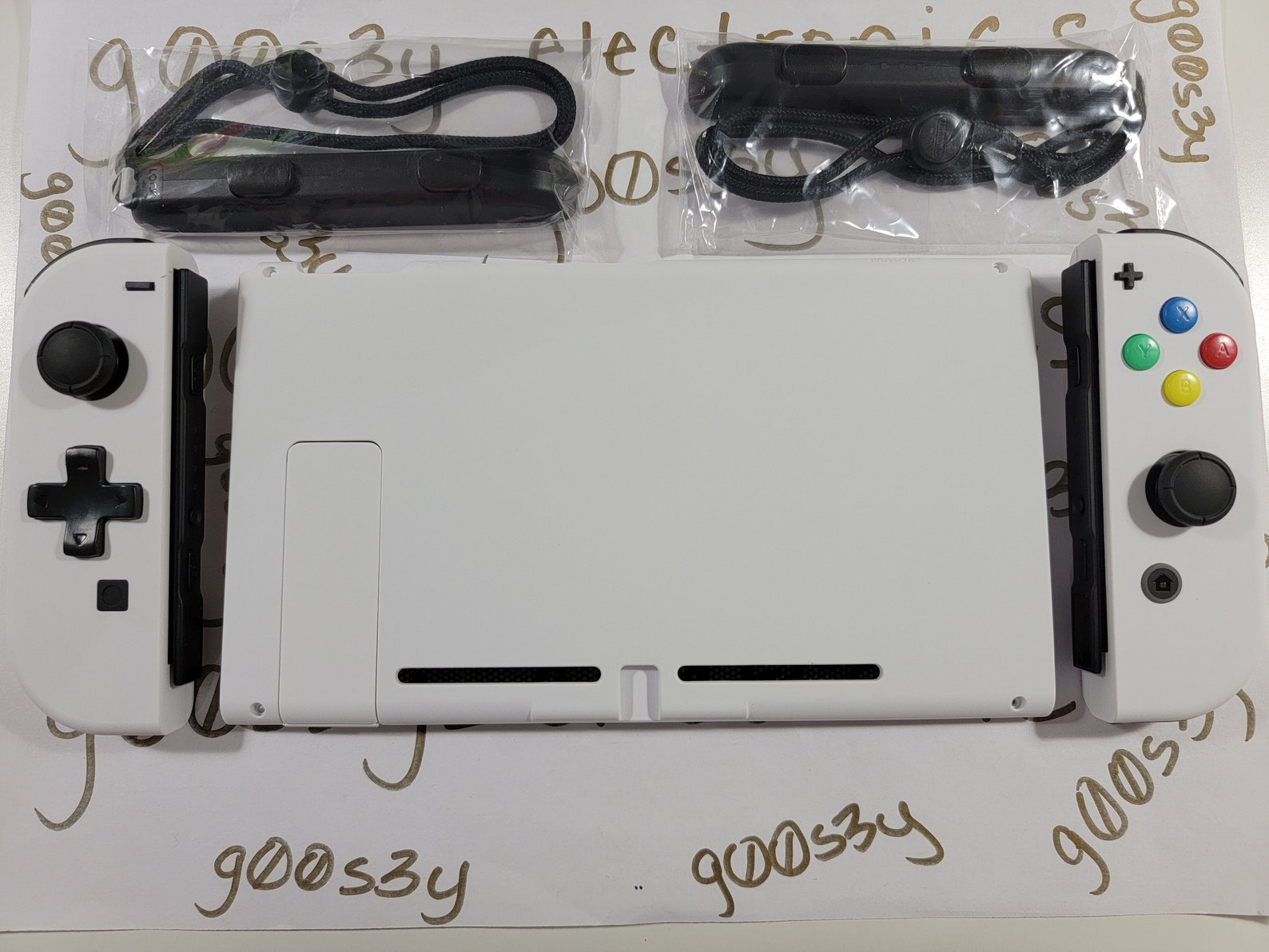 New Nintendo Switch Custom White DPAD Joycons With SNES - Etsy