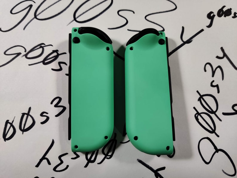 New Nintendo Switch Custom Mint Green DPAD Joycons and | Etsy