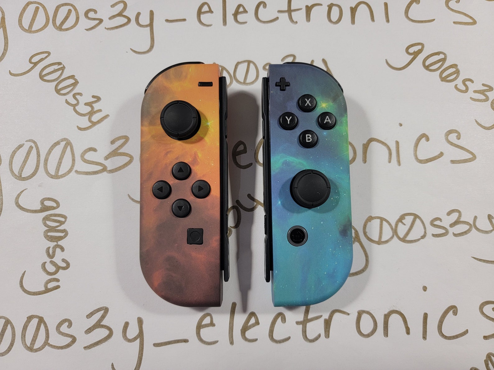 New Nintendo Switch Custom Galaxy Styled Joycons and Backplate | Etsy