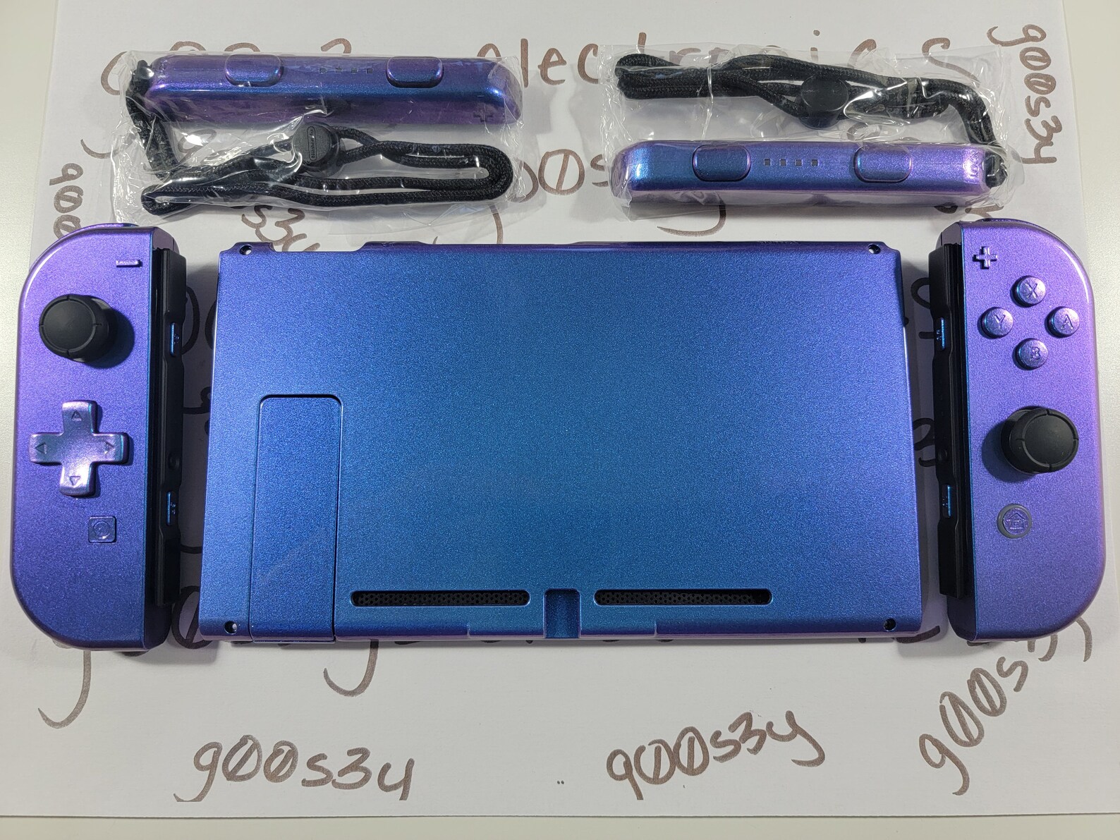 New Nintendo Switch Custom Blue-purple Chameleon Styled DPAD | Etsy