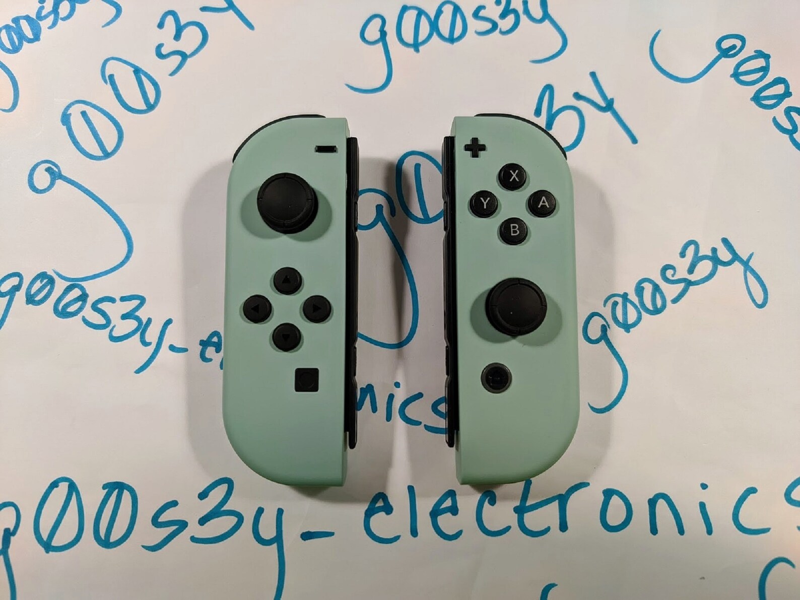 New Nintendo Switch Custom Light Cyan Joycons | Etsy