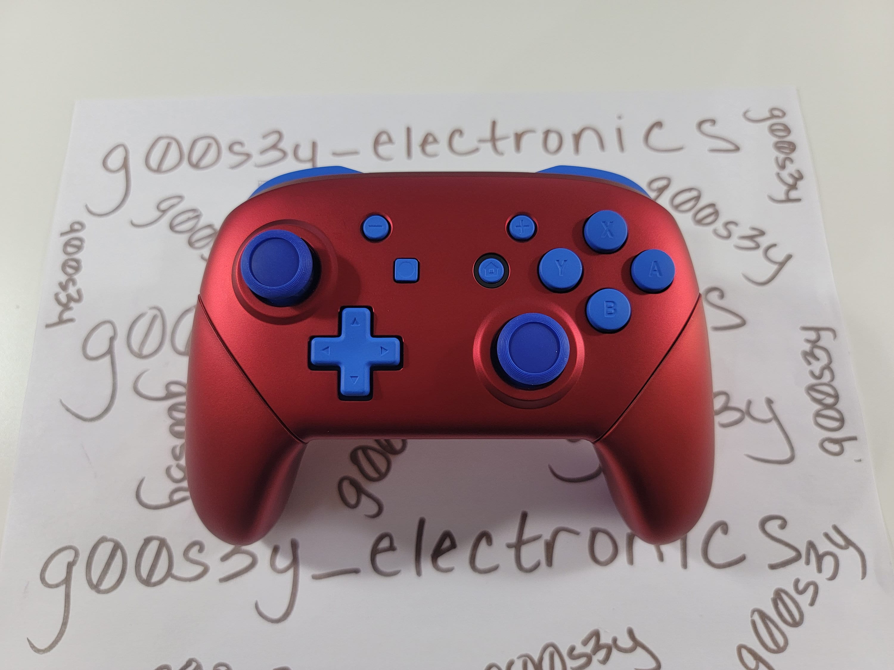New Nintendo Switch Custom Metallic Red Pro Controller | Etsy