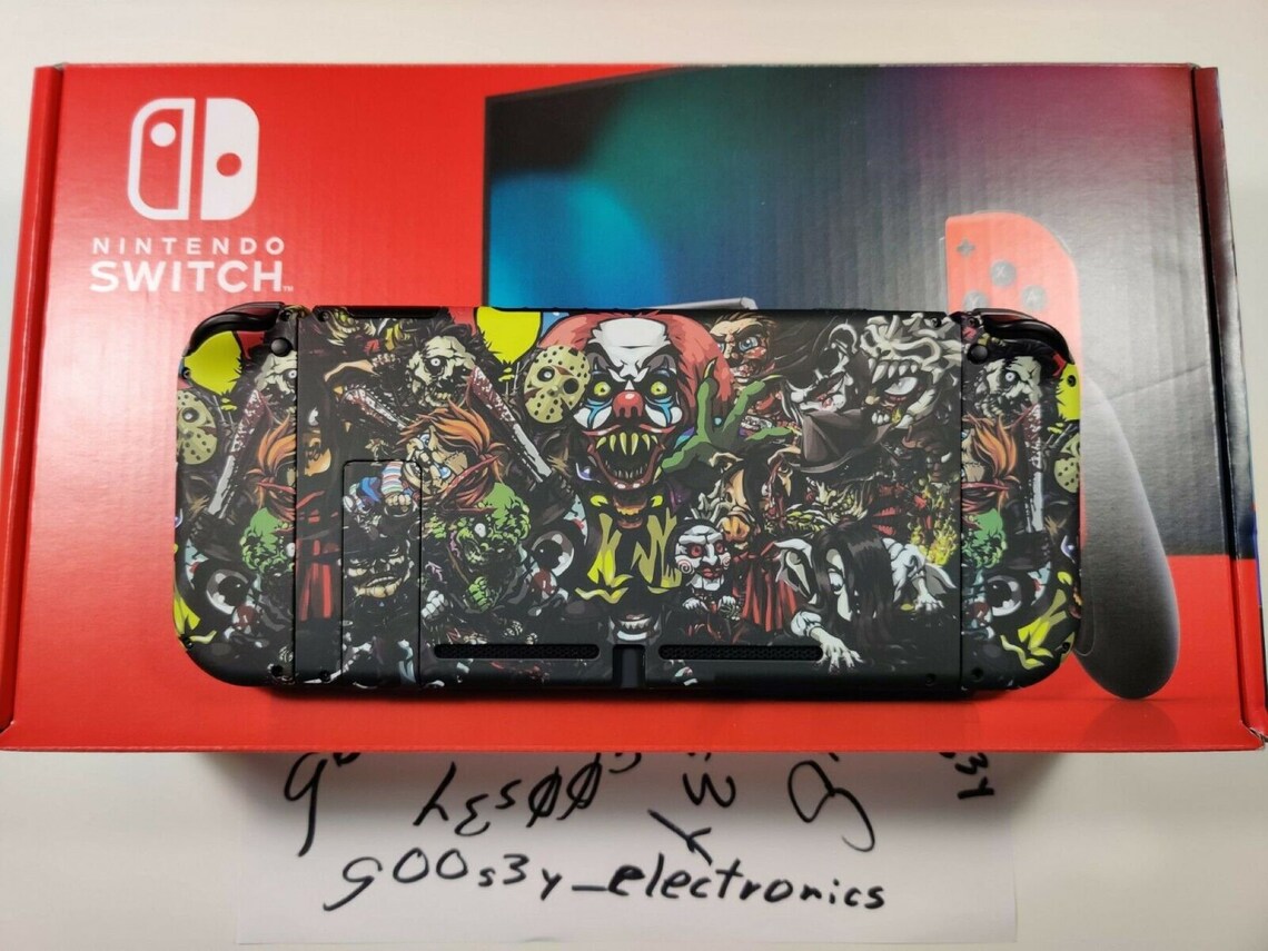 New Custom Scary Movies Styled Nintendo Switch FULL CONSOLE | Etsy