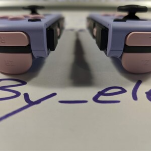 New Nintendo Switch Custom Light Purple Joycons With Pink - Etsy