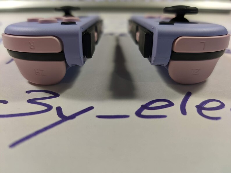 New Nintendo Switch Custom Light Purple Joycons With Pink | Etsy