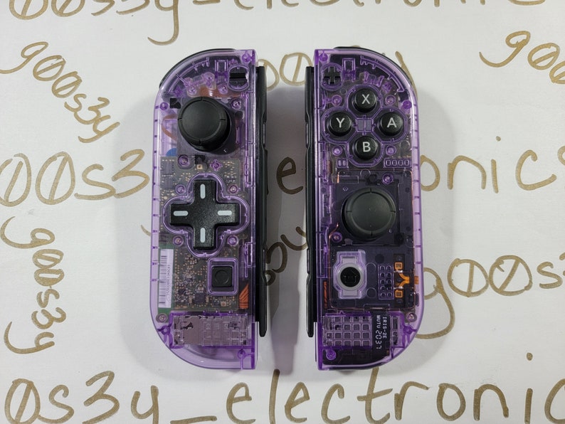 New Custom Clear Atomic Purple Nintendo Switch FULL CONSOLE - Etsy
