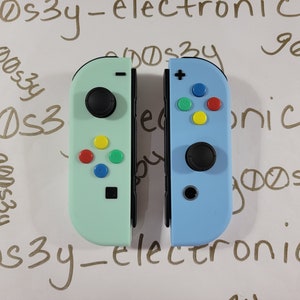 New Nintendo Switch Custom Animal Crossing Styled Joycons and Backplate ...