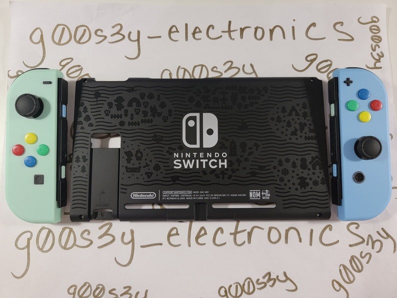 New Nintendo Switch Custom Animal Crossing Styled Joycons and | Etsy