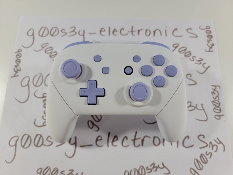 New Nintendo Switch Custom White Pro Controller CHOOSE - Etsy