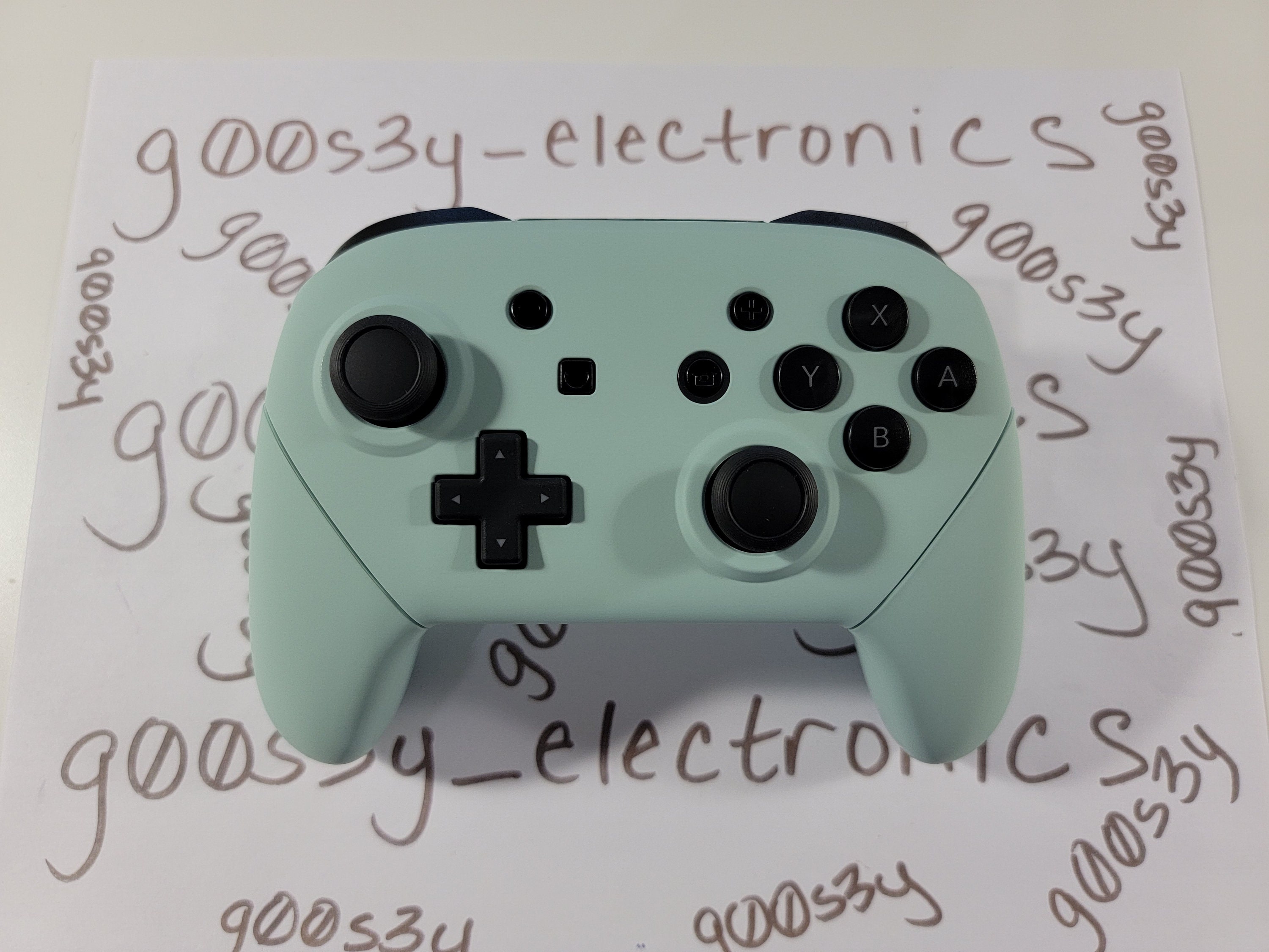 New Nintendo Switch Custom Light Cyan Pro Controller CHOOSE - Etsy UK