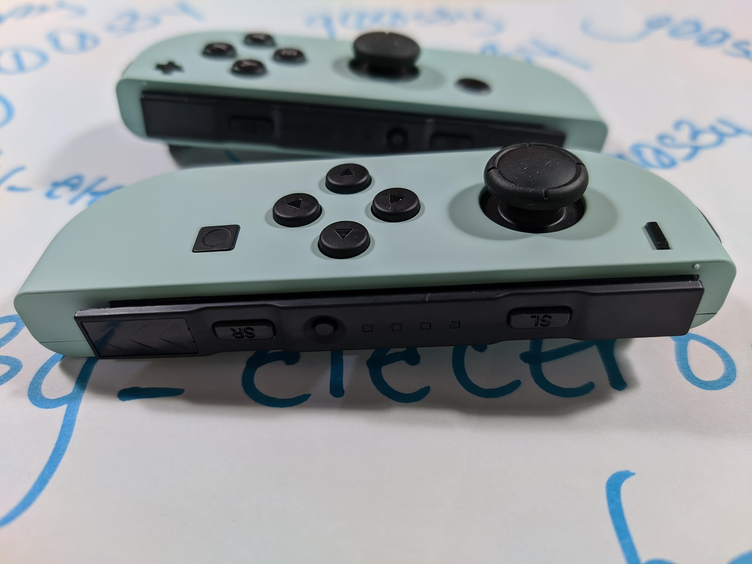 New Nintendo Switch Custom Light Cyan Joycons | Etsy