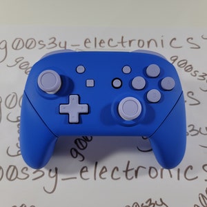 New Nintendo Switch Custom Blue Pro Controller CHOOSE BUTTON - Etsy