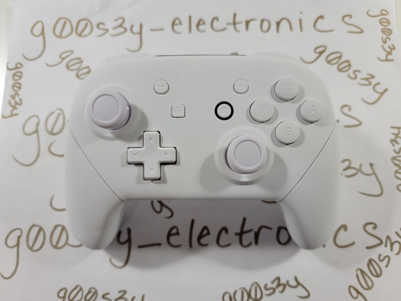 New Nintendo Switch Custom White Pro Controller CHOOSE - Etsy