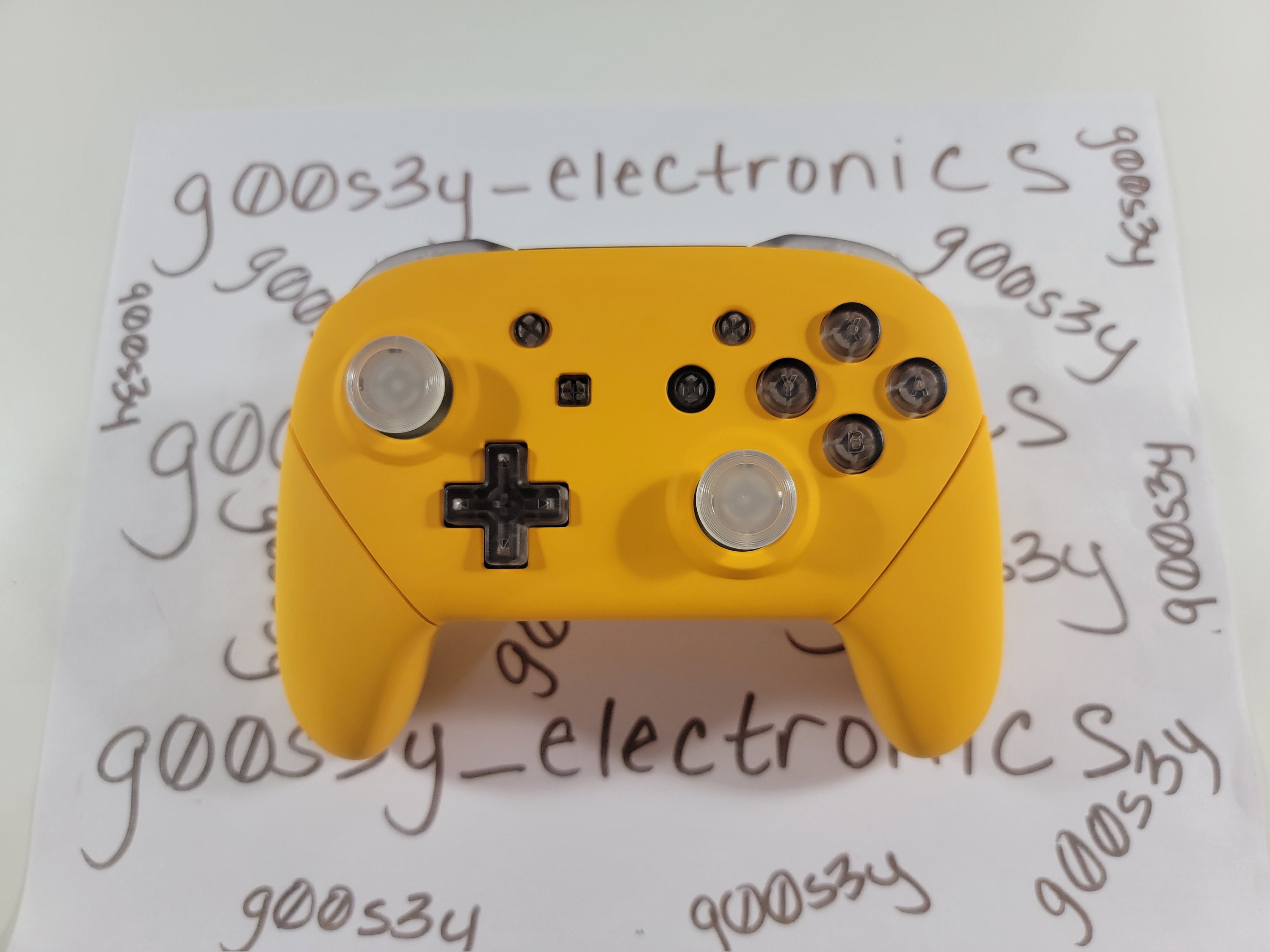 New Nintendo Switch Custom Caution Yellow Pro Controller | Etsy