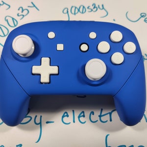 New Nintendo Switch Custom Blue Pro Controller CHOOSE BUTTON - Etsy