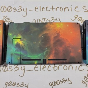 New Nintendo Switch Custom Galaxy Styled Joycons and Backplate - Etsy