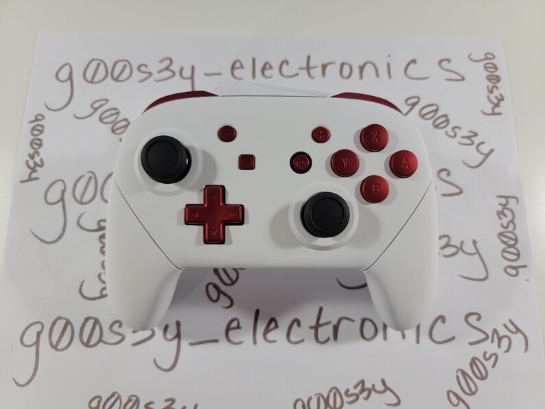 New Nintendo Switch Custom White Pro Controller CHOOSE - Etsy