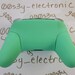 New Nintendo Switch Custom Mint Green Pro Controller With White Buttons ...