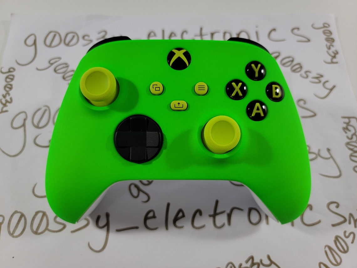 NEW Custom Xbox Series One / X / S Neon Green Wireless | Etsy