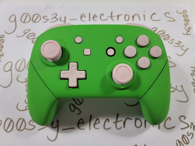 New Nintendo Switch Custom Green Pro Controller CHOOSE - Etsy