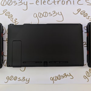New Nintendo Switch Custom Black Joycons With Metallic Red Buttons and ...