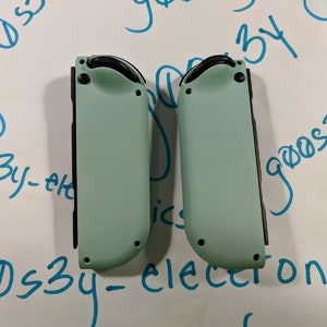 New Nintendo Switch Custom Light Cyan Joycons - Etsy