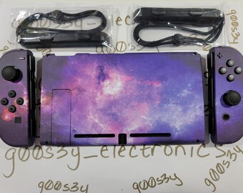 New Nintendo Switch Custom Galaxy Styled Joycons and Backplate - Etsy
