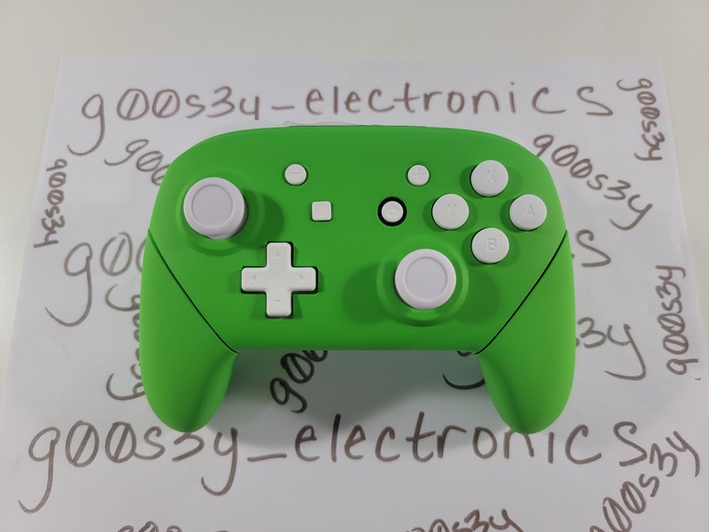 New Nintendo Switch Custom Green Pro Controller CHOOSE - Etsy