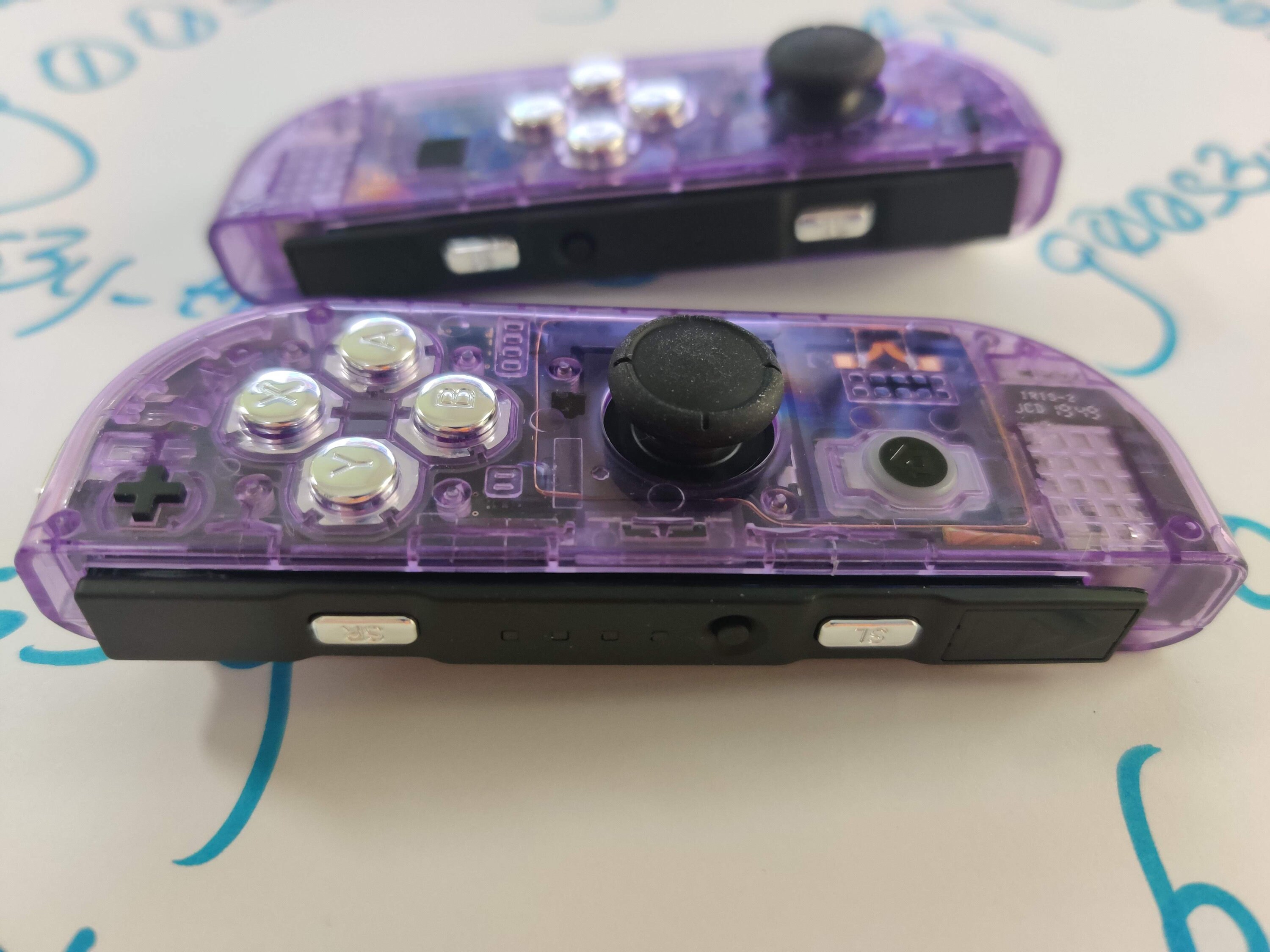 Nieuwe Nintendo Switch Custom Clear Atomic Purple Joycons met | Etsy ...