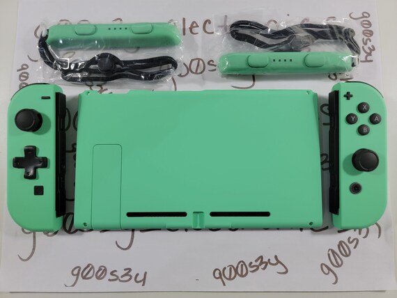 New Nintendo Switch Custom Mint Green DPAD Joycons and | Etsy