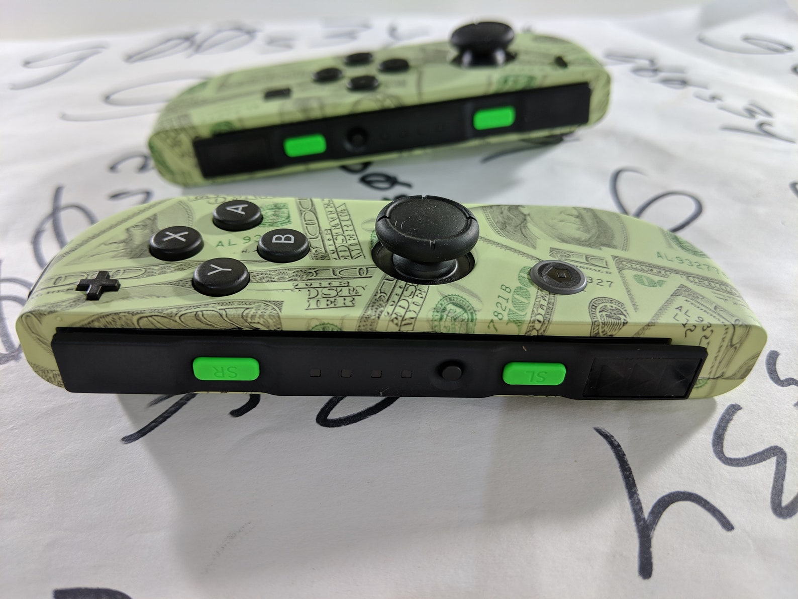 New Nintendo Switch Custom Cash Money Styled Joycons and - Etsy