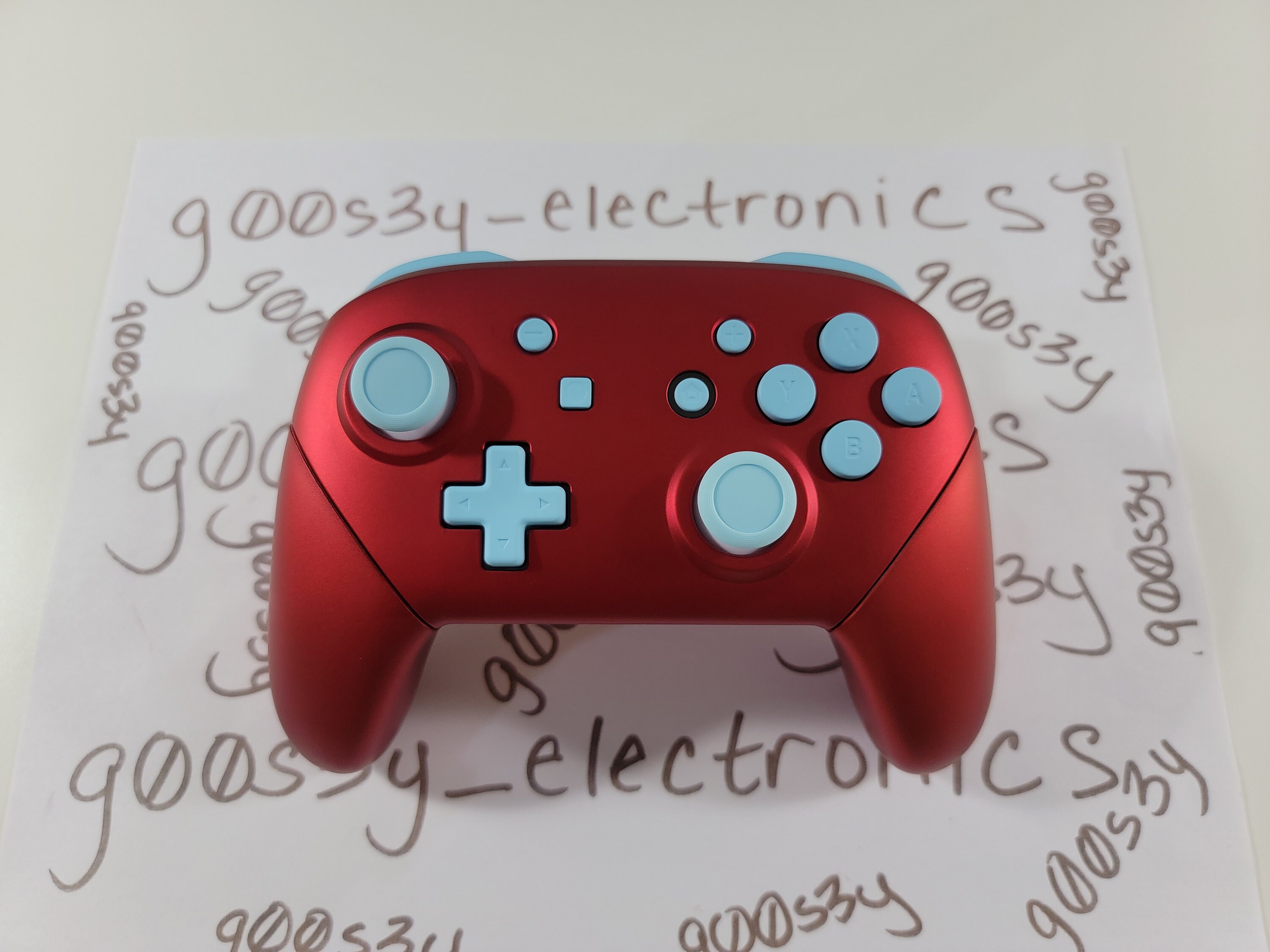 New Nintendo Switch Custom Metallic Red Pro Controller | Etsy