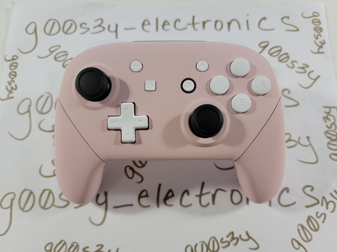 New Nintendo Switch Custom Light Pink Pro Controller With - Etsy UK