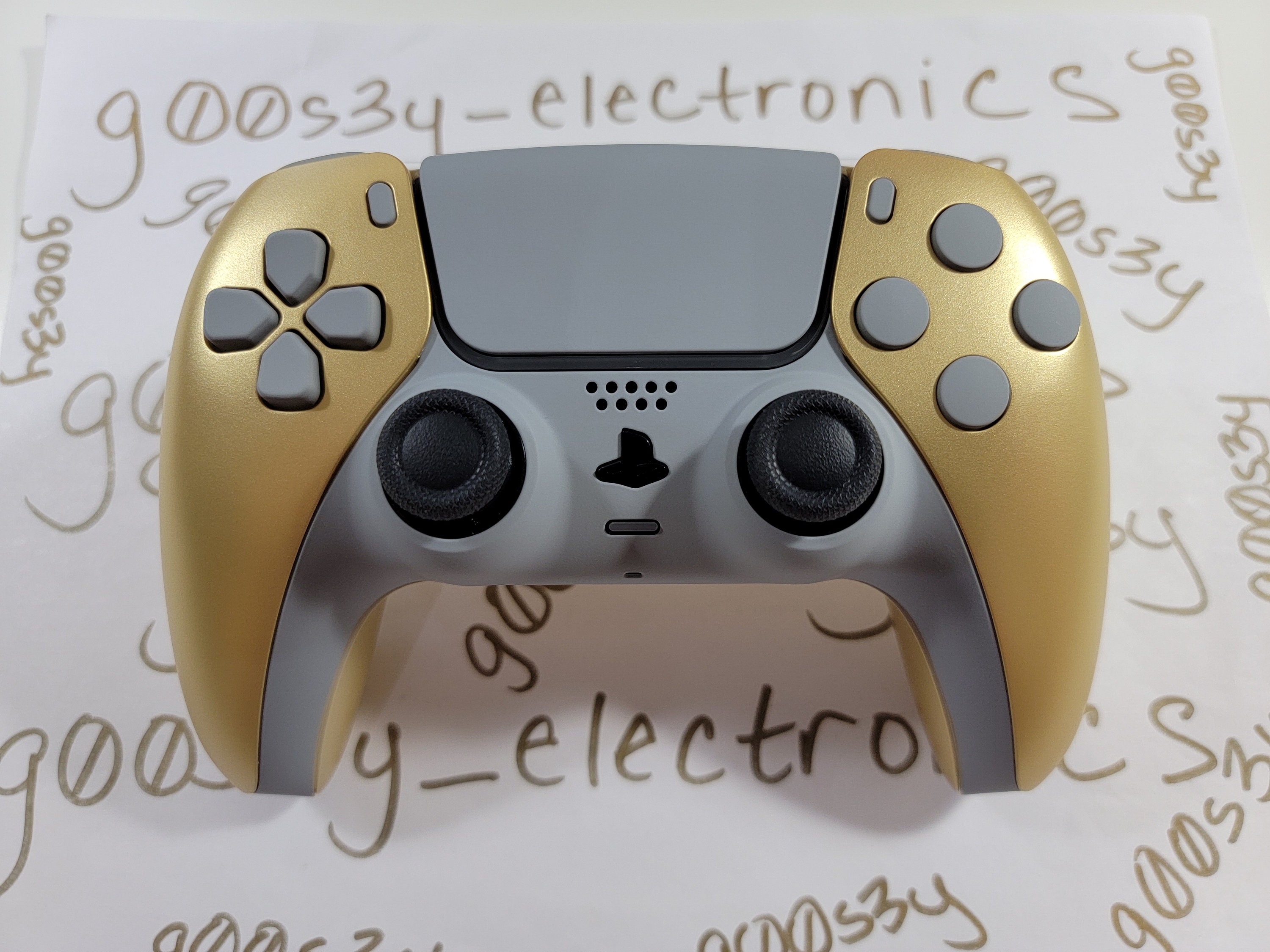 New Metallic Gold Sony PS5 DualSense Wireless Controller with | Etsy