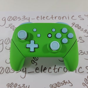 New Nintendo Switch Custom Green Pro Controller CHOOSE BUTTON COLOR - Etsy