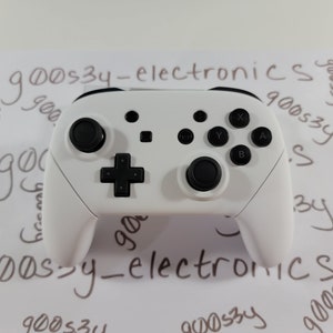 New Nintendo Switch Custom White Pro Controller CHOOSE - Etsy