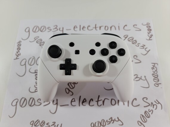 New Nintendo Switch Custom White Pro Controller CHOOSE - Etsy
